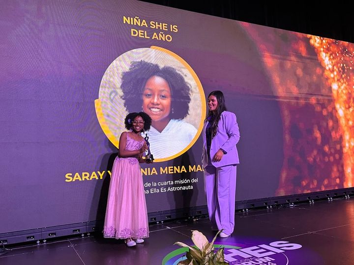 Zaray Mena, la niña Sogamoseña que irá a la NASA